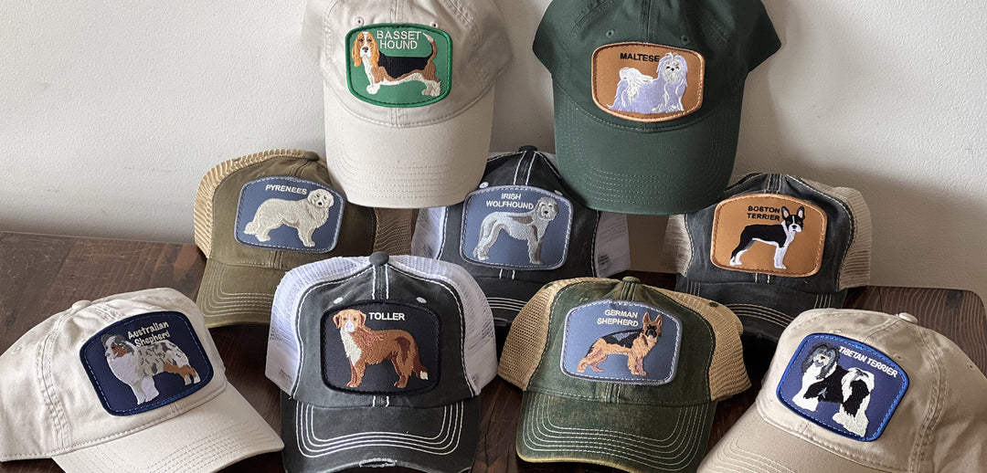 Dog Hats & Beanies for Humans with Custom Dog Breed Patches – Patches ...